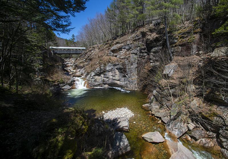 Tour Park Detail - Flume Gorge, New Hampshire - New Hampshire Division ...